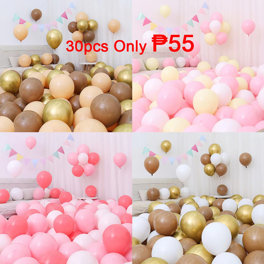 12Inch 30pcs Retro Balloons Set Congratulation Party Decoration for ...