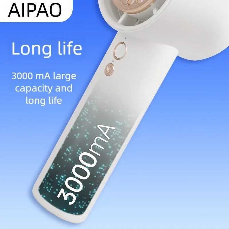 Handheld New Turbo Low Noise High Speed Powerful Wind Mini Personal ...