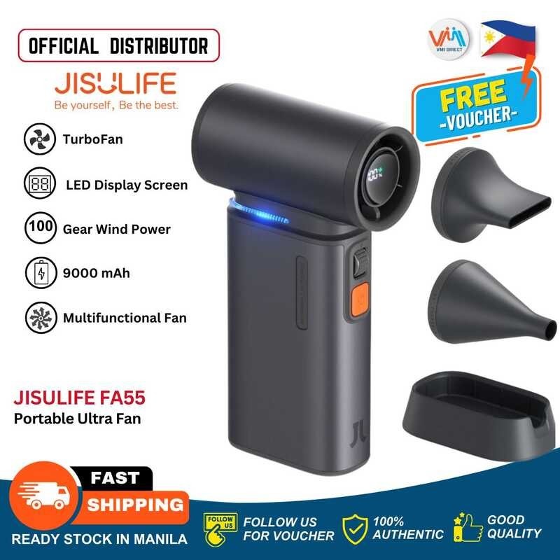 Super JISULIFE 8800Mah Portable Handheld Fan, 100000 RPM Electric Air ...