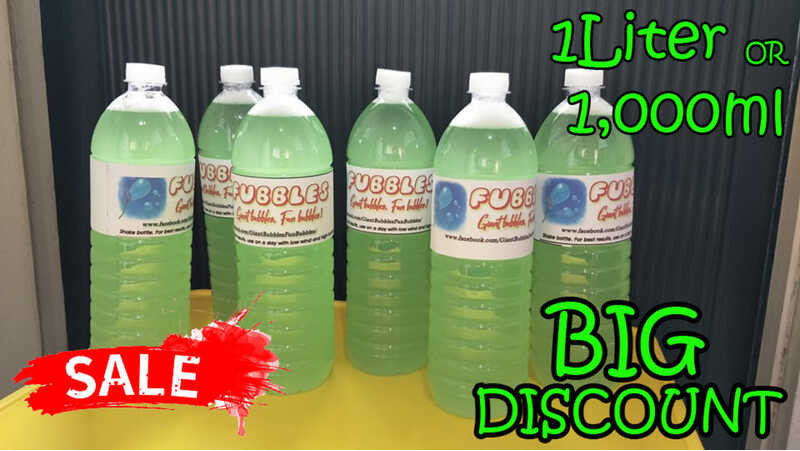 Liquid Formula. Very effective in breathing, gun, toy. Bubble Solution ...