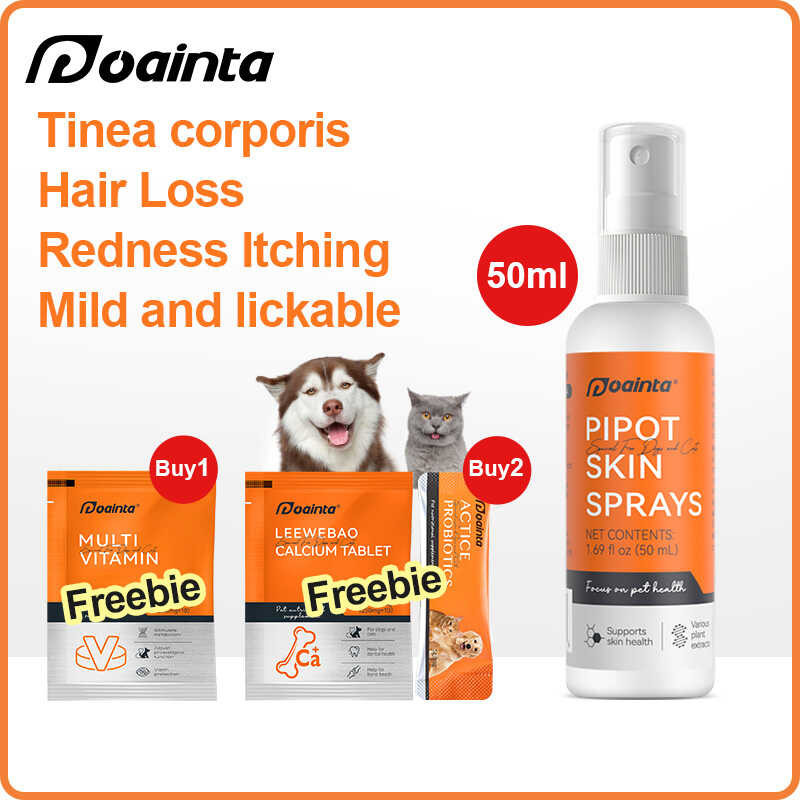 2025 PUAINTA Pipot para Dog and Cat Pet Skin Spray laban sa fungo ...