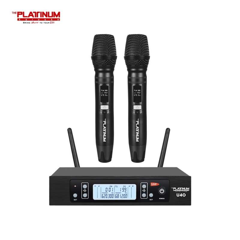 Karaoke Platinum U40 PTW 600U Wireless Microphone | Shopee Philippines