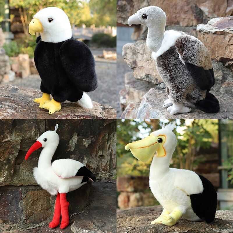 CASTLE Simulasyon JOJO Soft Bird Eagle Flamingo Vulture Pelican Plush ...