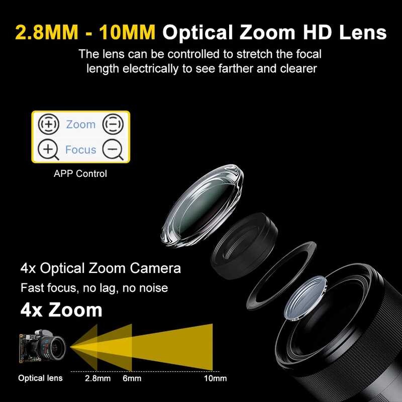 HFW 4K Dome Camera 2.8Mm-12Mm Motorized Lens With Manual 4 Variable ...