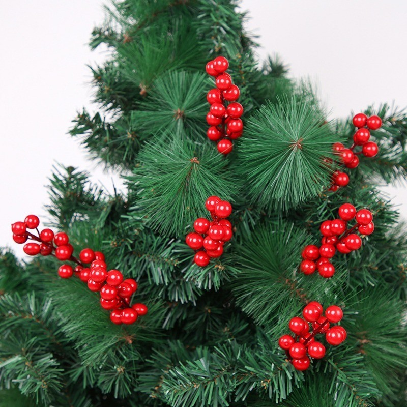 [ Wholesale Prices ] Christmas Simulated Red Berries - Christmas Tree ...