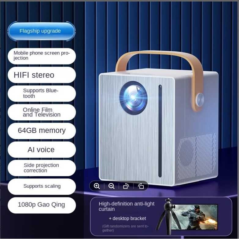 Hot and practical Libreng pagpapadala Y8 PROJECTOR 1080 FULL HD WIFI ...