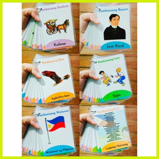 Kidszoe filipino tagalog educational flashcards alphabet reading ...