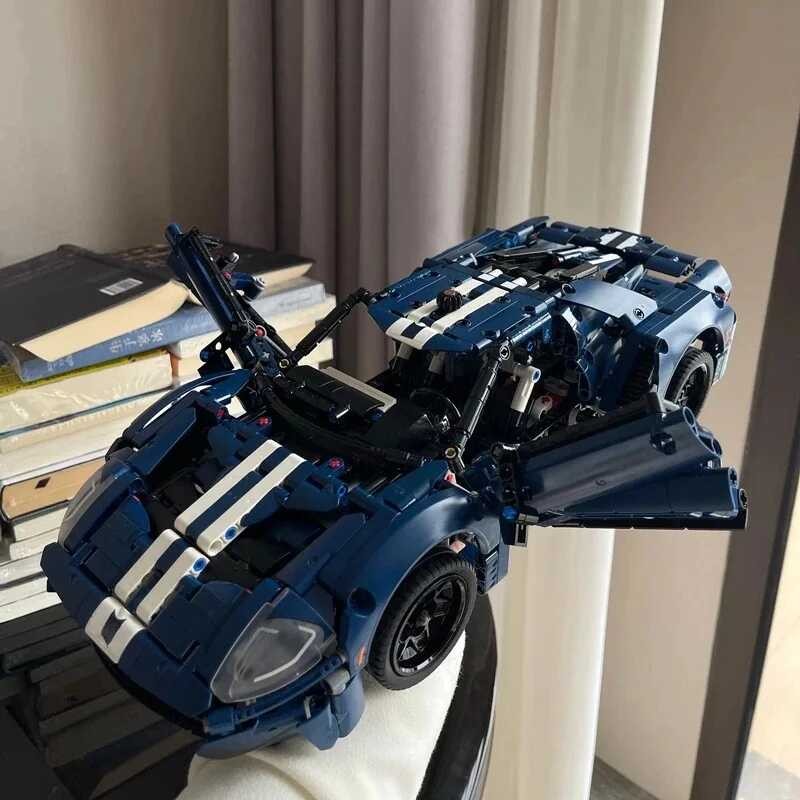 36 Technical MOC Ford GT Muscle Sports Car Building Bloc Model Racing ...