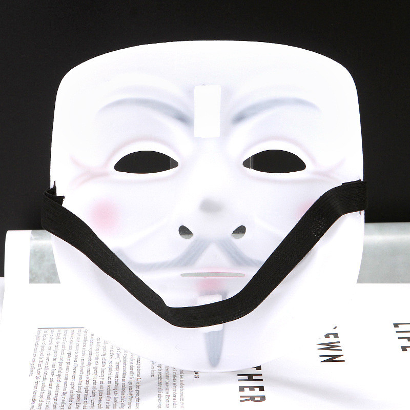 Anonymous Cosplay Mask for Halloween Mask Film Cosplay Vendetta Hacke ...