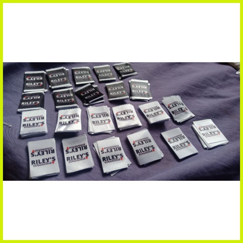 ∈ ☃ Satin Customized/Personalized Etiketa Clothing Label Tag | Shopee ...