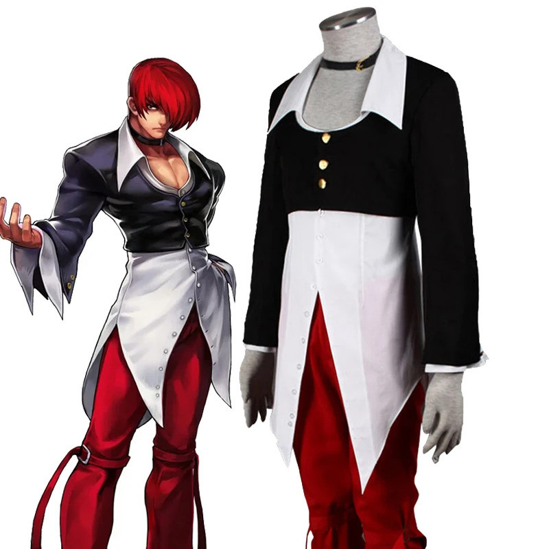 キ The King Of Fighters Iori Yagami Cosplay KOF Games Uniform THE KING ...