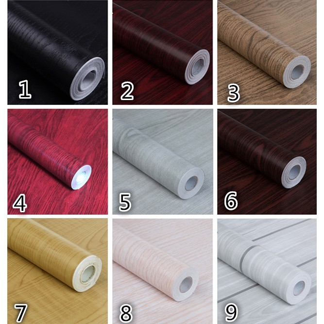 PVC wallpaper sticker for walls, size 45 x 100 cm. | Shopee Philippines