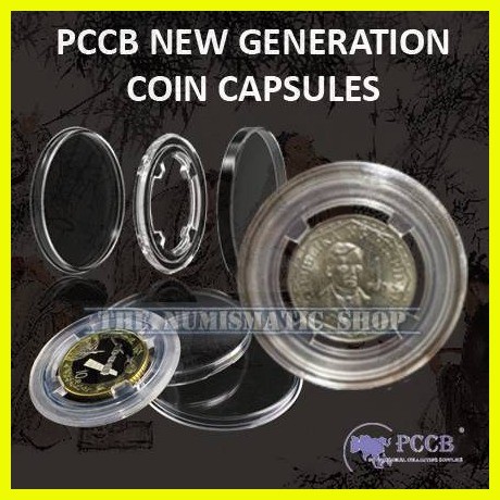 ♂ ☾ PCCB New Generation Coin Capsules with fixed diameter pads (sold ...