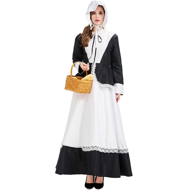 French Farm Women Peasant Woman Costume Servant Maid Ladies Farmer ...