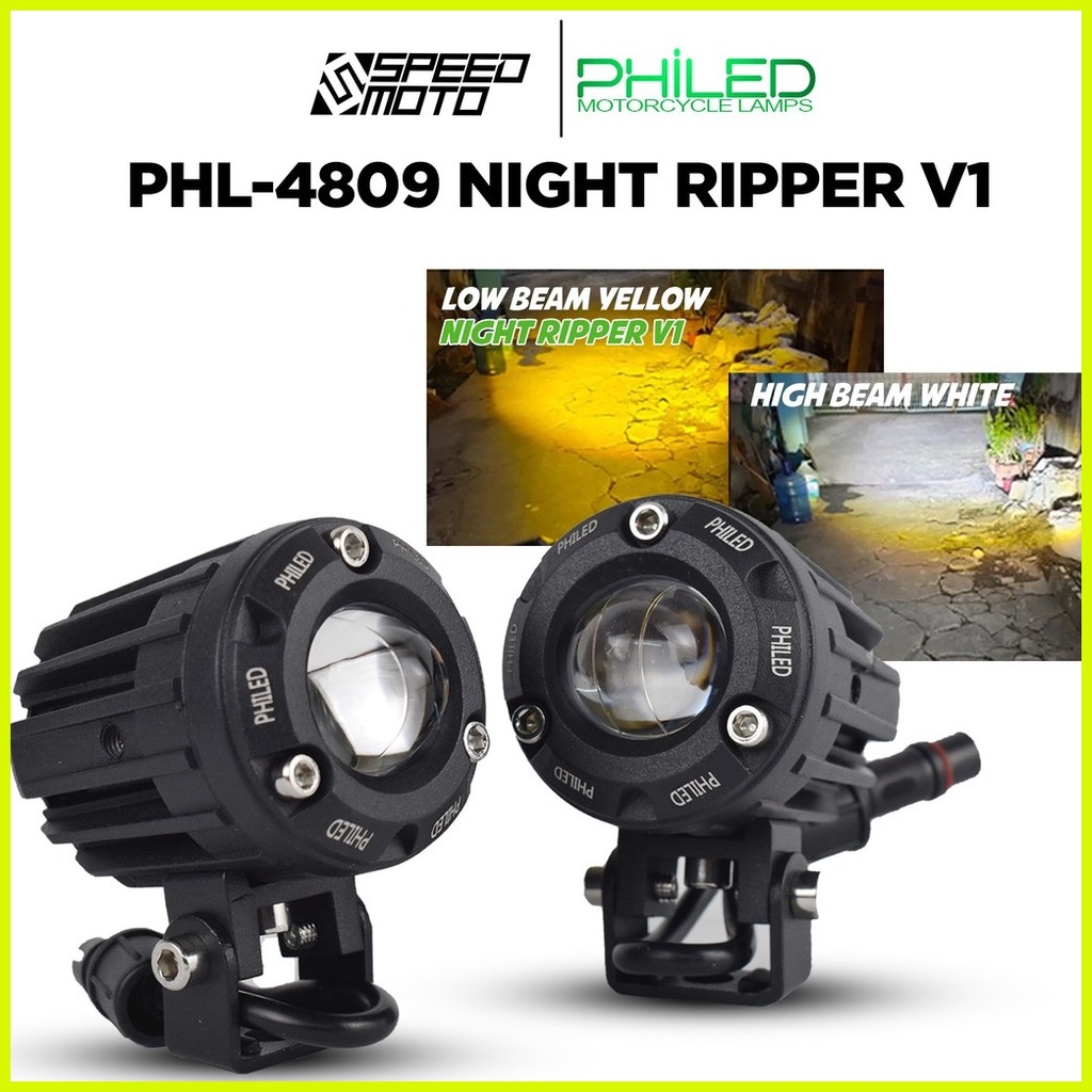 ♣ PHILED NIGHT RIPPER V1 PHL-4809 30W MINI DRIVING LIGHT WITH BALLAST ...