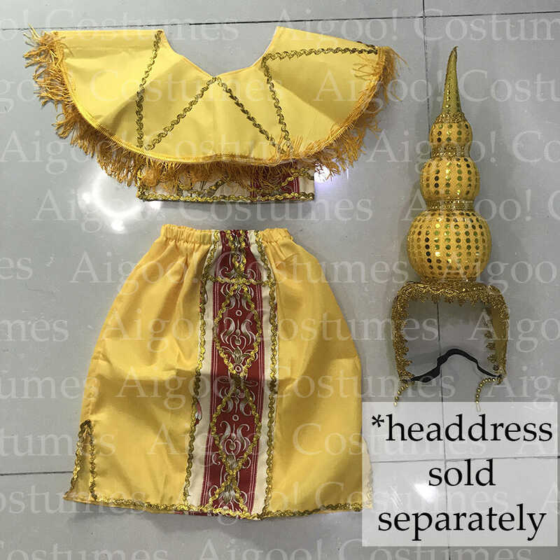 & United Nations Thailand Girl Costume For Girls Kids Teens Adult UN Thai Traditional Attire ...