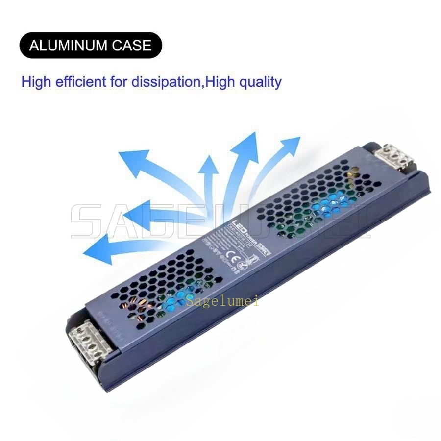 AC220V To DC12V 24V Led Switching Power Supply Mute Lighting Transformers 60W 100W 150W 200W ...
