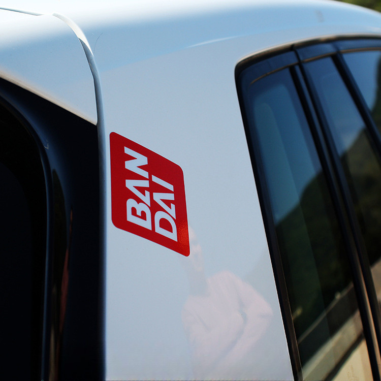 BANDAI Car Stickers Bandai JDM Car Stickers Gundam Reflective Stickers ...