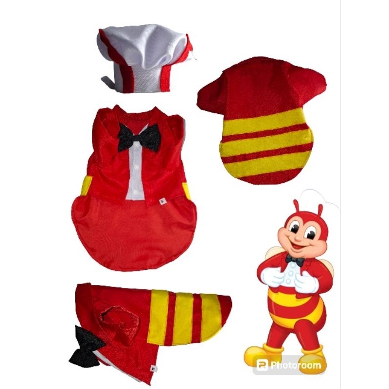 jollibee pet costume. Dogs and cats jollibee costume. | Shopee Philippines
