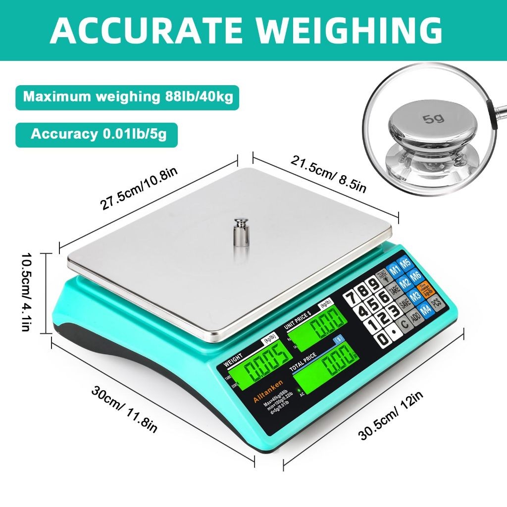 Electronic Food Meat Weigh Digital Price Computing Pricing Scale food ...