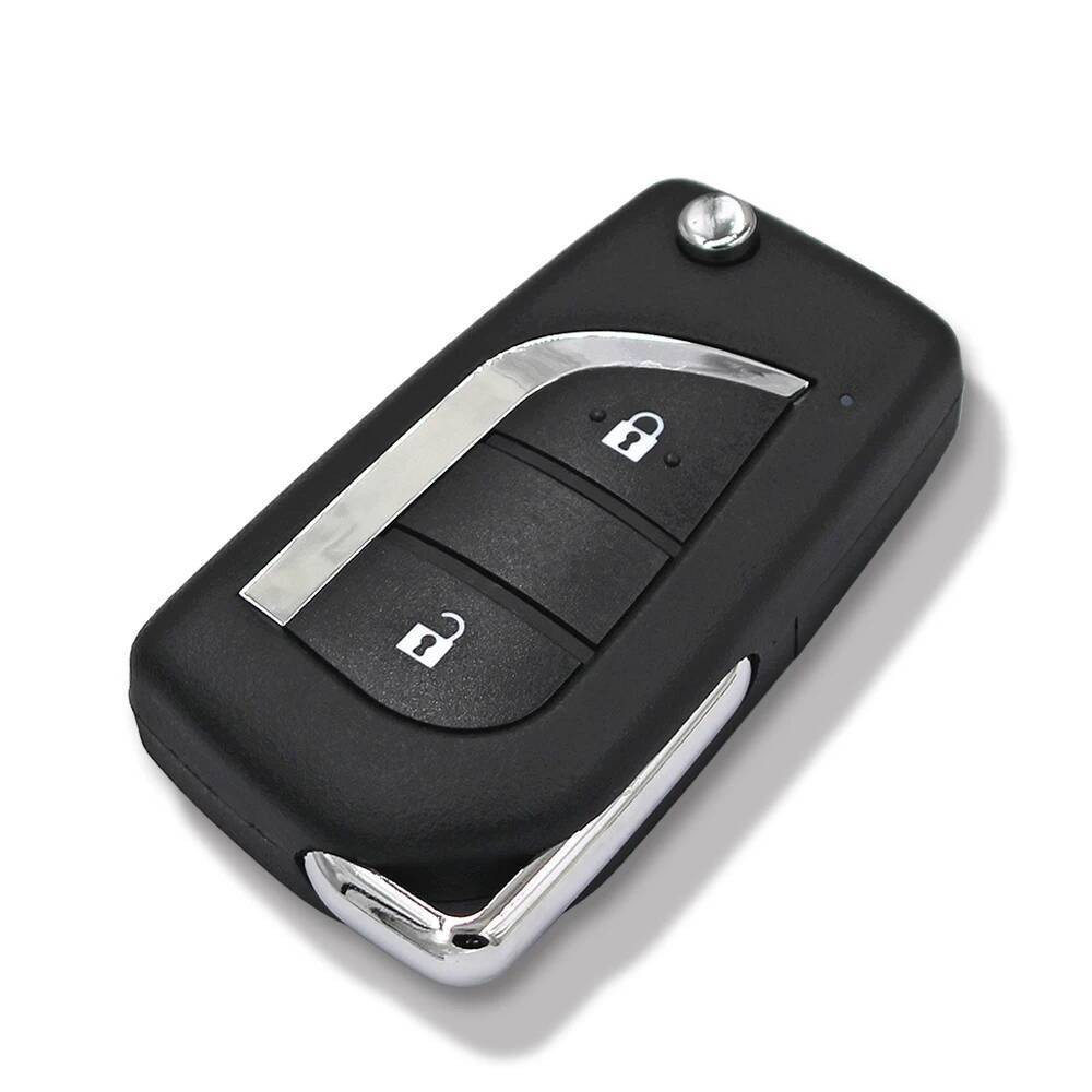 XHORSE 5PCS 01EN Universal Toyota 2 Buttons Flip Remote Wire for VVDI ...