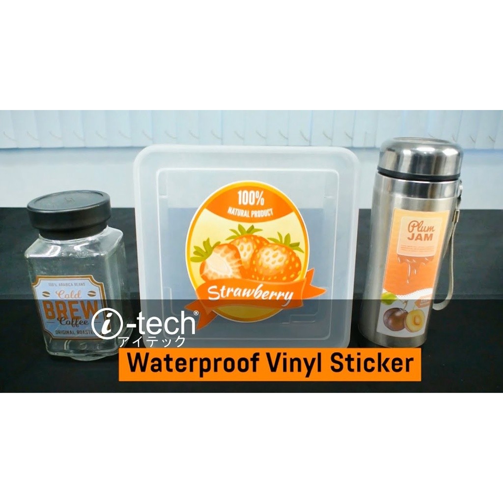 Itech Waterproof Printable Vinyl Sticker 20 Sheets/Pack A4 Size for ...