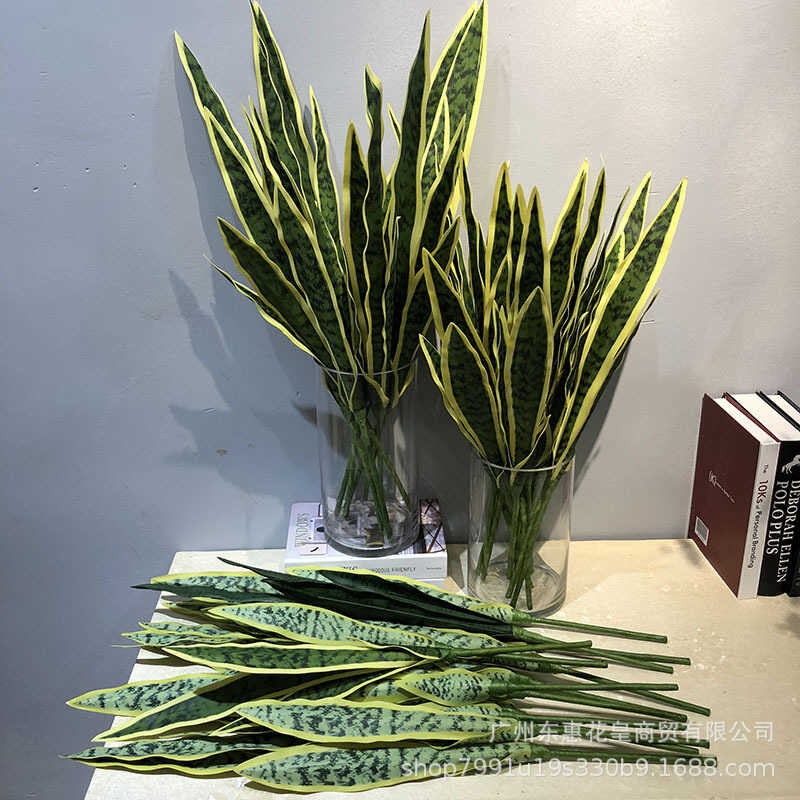 Tiger Skin Artificial Orchid Potted Plant, Tiger Tail Orchid Potted ...