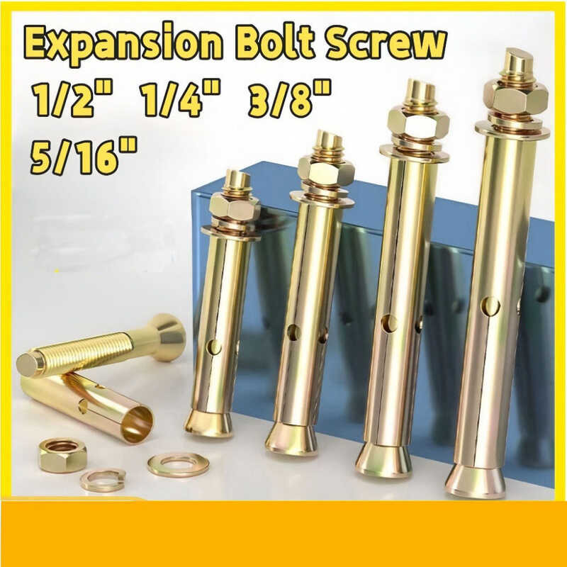 Expansion Steel External Hex Corrosion Resistant Metal Bolts For ...