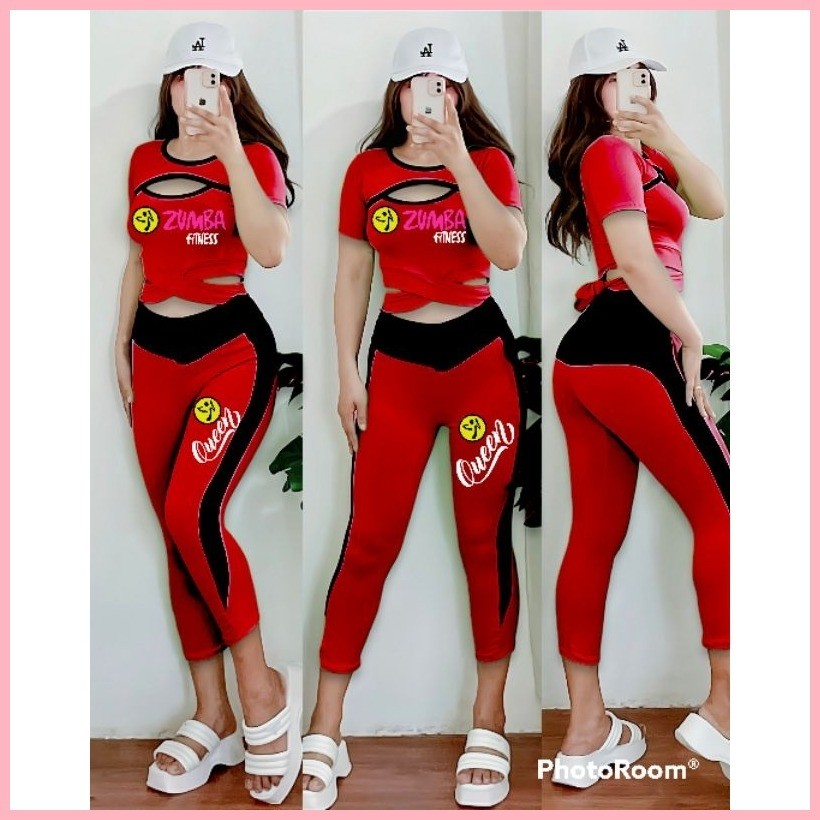Zumba Queen terno tokong outfit | Shopee Philippines