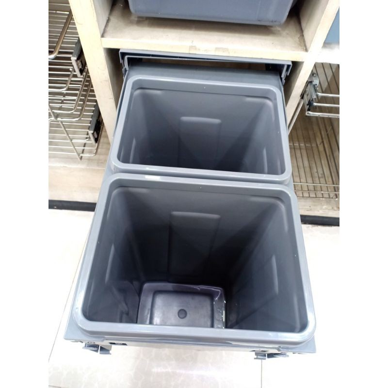 Double Pull Out Trash Bin | Pull Out Double Trash Can | Shopee Philippines