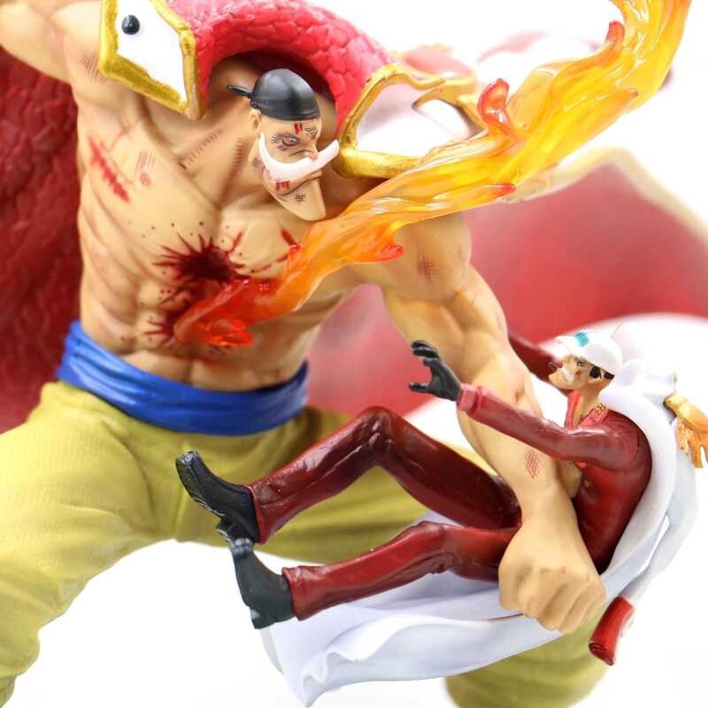 Hualiu Figures shopee One Piece GK White Beard Vs. Akainu Top Furious ...