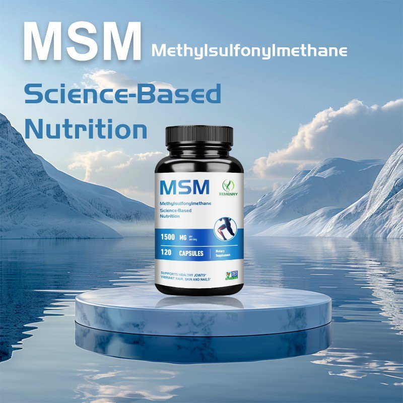 Xemenry 120 capsules MSM dimethyl sulfone helps joint health nourishes ...