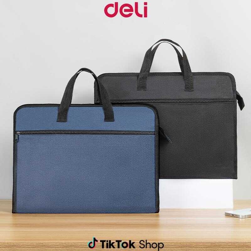 Deli 1Bag - A4 Portable Zipper Bag -63753- Handbag For Student Office ...