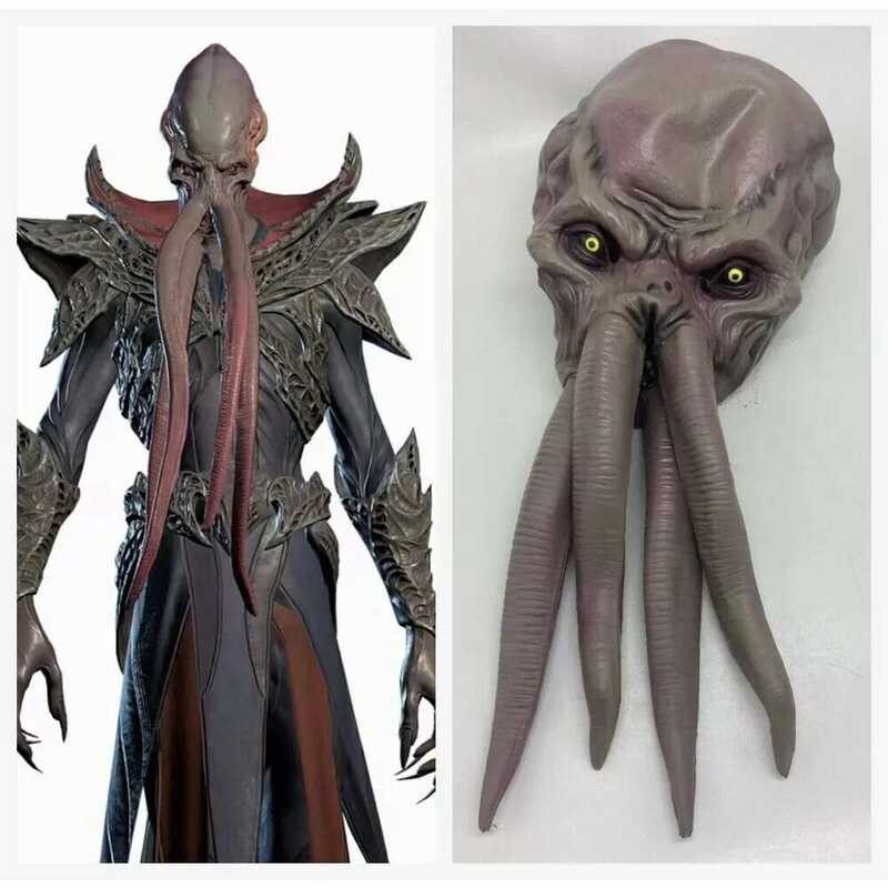 M Baldur's Gate 3 Illithid Halloween Mindflayer Octopus Monster Props ...