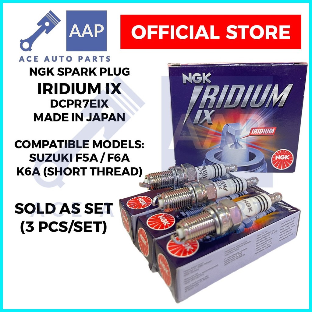 NGK Iridium IX Spark Plug for Suzuki Multicab/Transformer F5A/F6A/K6A ...