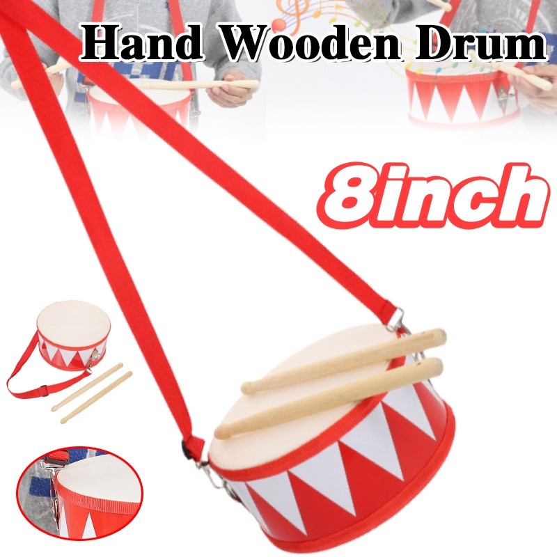 Drum Wood Kids Early Educational Musical Instrument For Children Baby ...