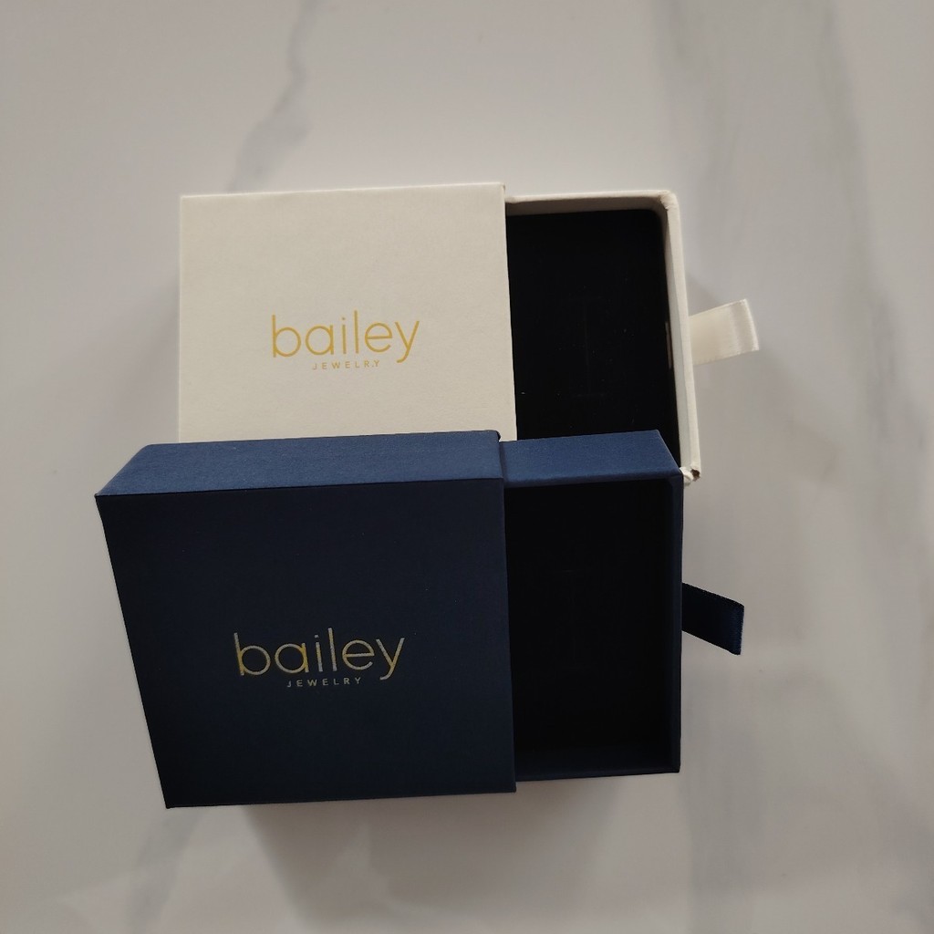 （Free customized logo）Jewelry box, necklace box, earring box | Shopee ...