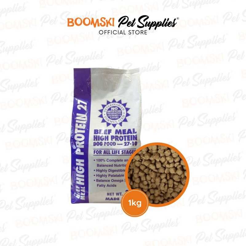 Optima High Protein 27 Beef Meal For All Life Stages Dog Food 1Kg 5B2 ...