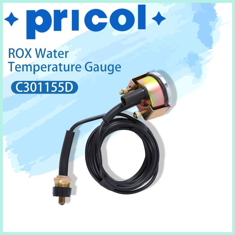 ROX Water Temperature Gauge C301155D for Car Universal with colored ...