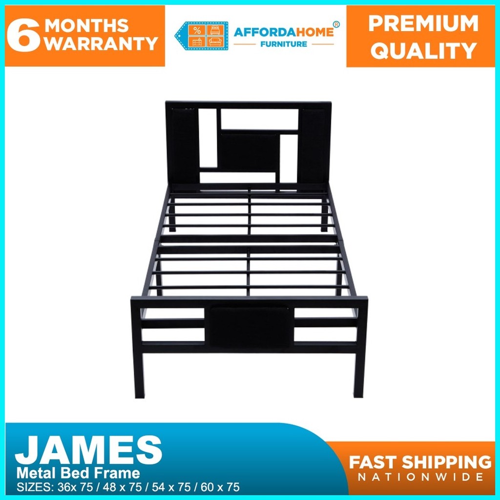 Affordahome Furniture James Metal Bed Frame | Shopee Philippines