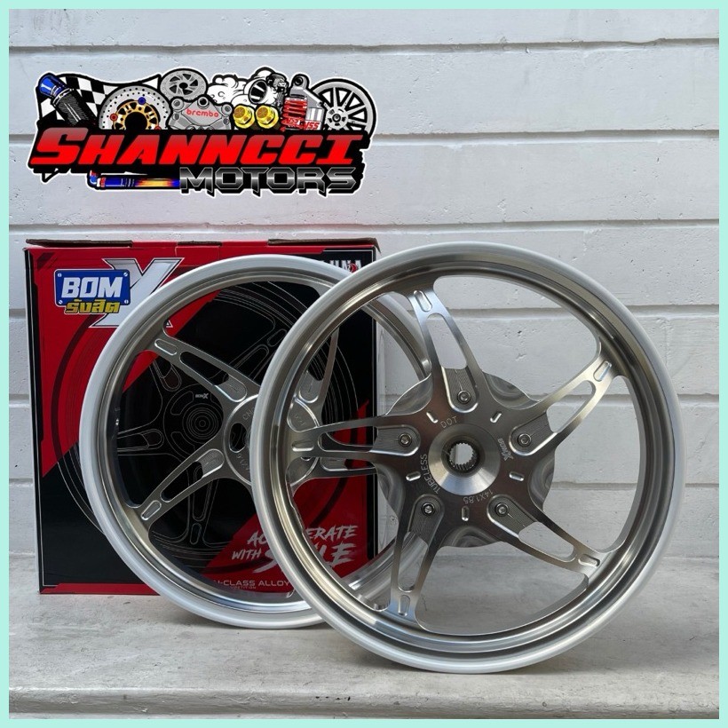 BOM X MAGS BOMRANGSIT (LUNA) CNC MAGS FOR CLICK 125/150, MIO SPORTY ...