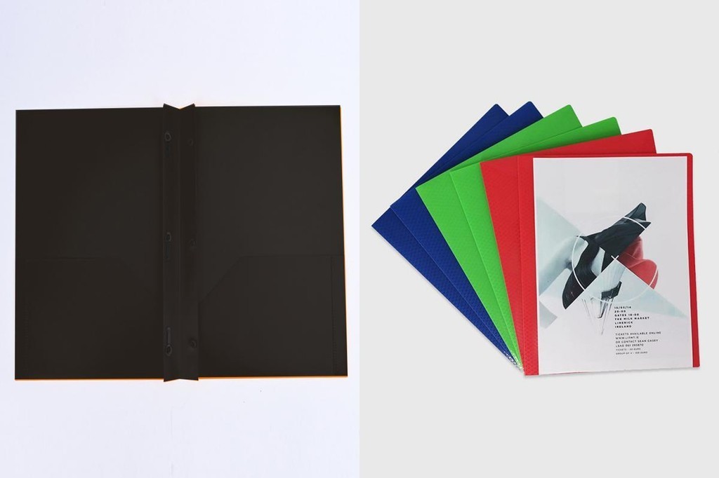 A4 Size File Folder Two-pocket Folder Waterproof A4 File Folder with ...