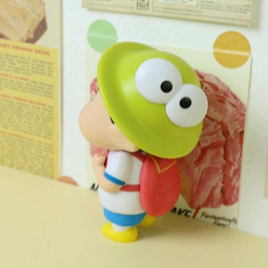 Crayon Shin Chan Frog Hat Action Figure PVC Model Collcetion Ornaments ...