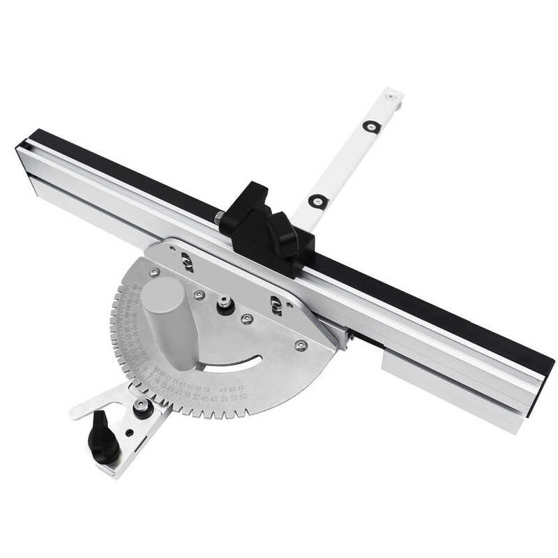 Angle Miter Woodworking Gauge Fence T Track Push Ruler Guide Router/Saw ...
