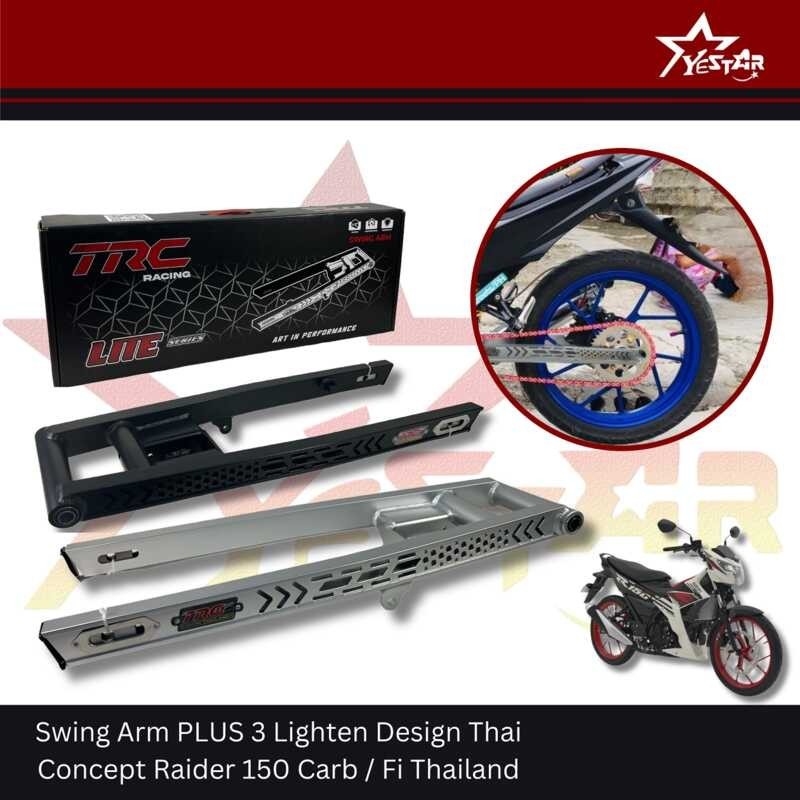 Swing Yestar Arm PLUS 3 Lighten Design Thai Concept For Raider 150 Carb ...