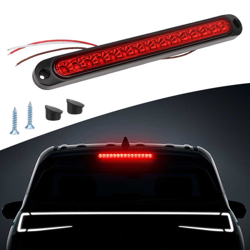 LED 24V 12V Strips Car Rear Windscreen Brake Light Turn Signal Lamp ...