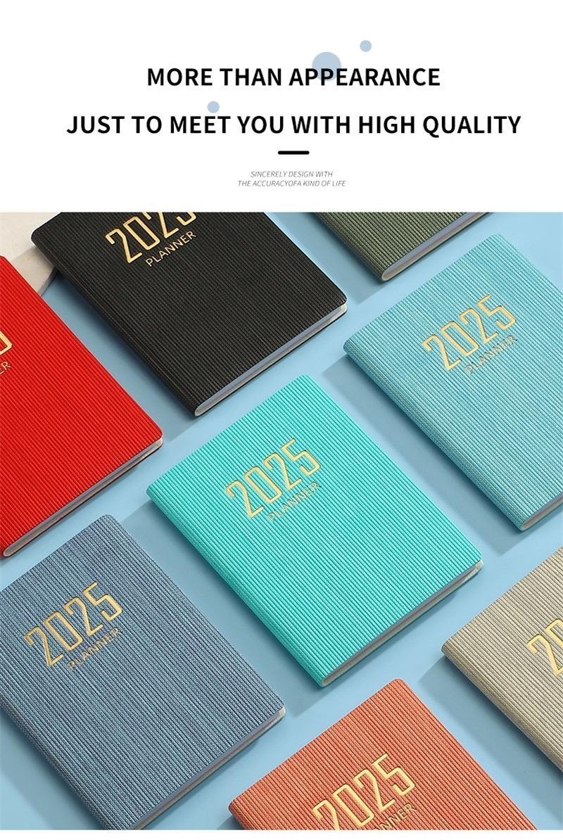 Ossayi Portable 2025 Daily Weekly Planners A7 Schedule Notebooks ...