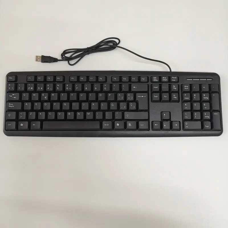 Home Gaming Mechanical Laptop Desktop Wire Keyboard Business Office ...