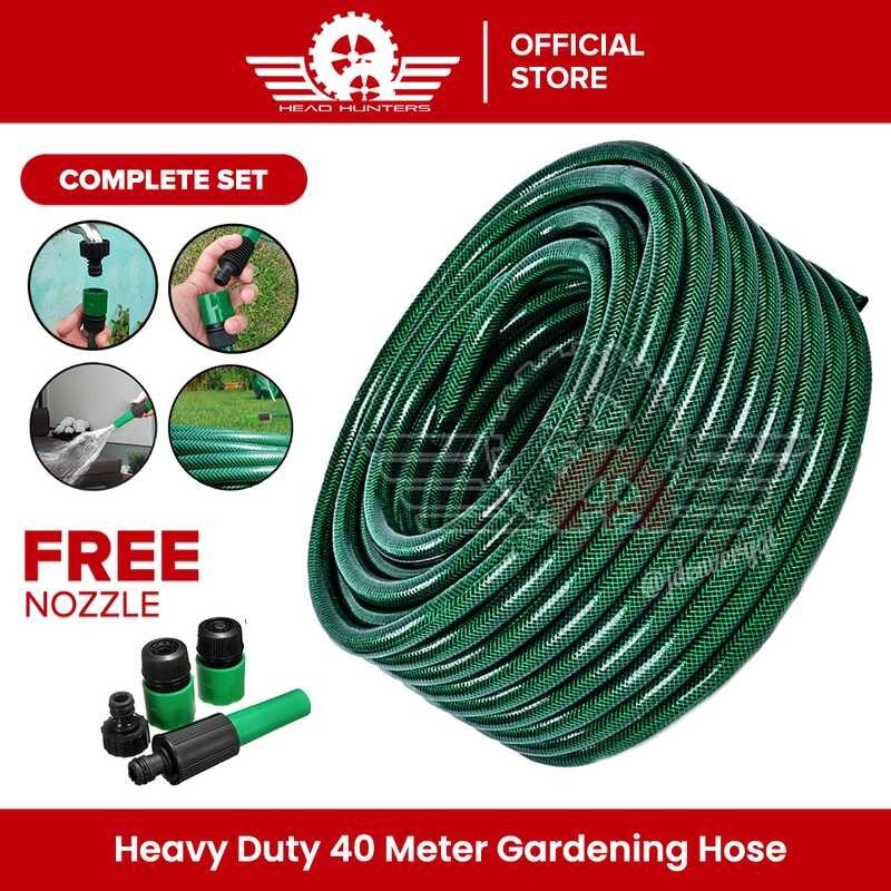Hunter House Water Hose, PVC Pressure Washer, Garden Hose Set, Heavy ...
