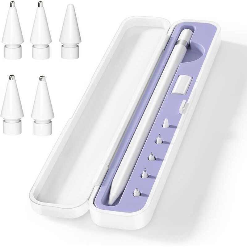 Box with Storage Lid and 5 Pack Tips Pro\/Apple 1st 2nd Gen\/Apple USB ...